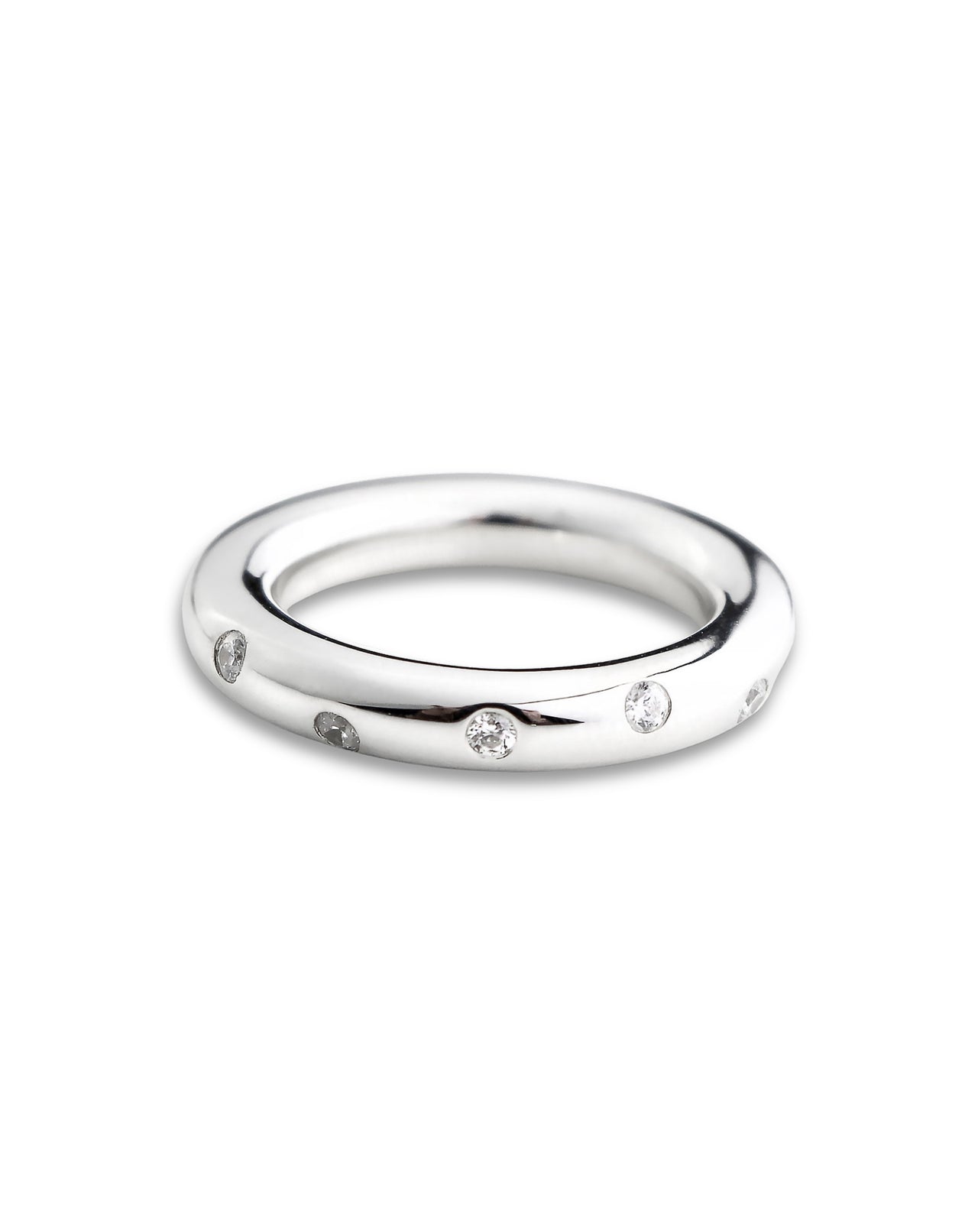 Silver Ring | Mila Combo ring 4 mm | Design Mila Silver