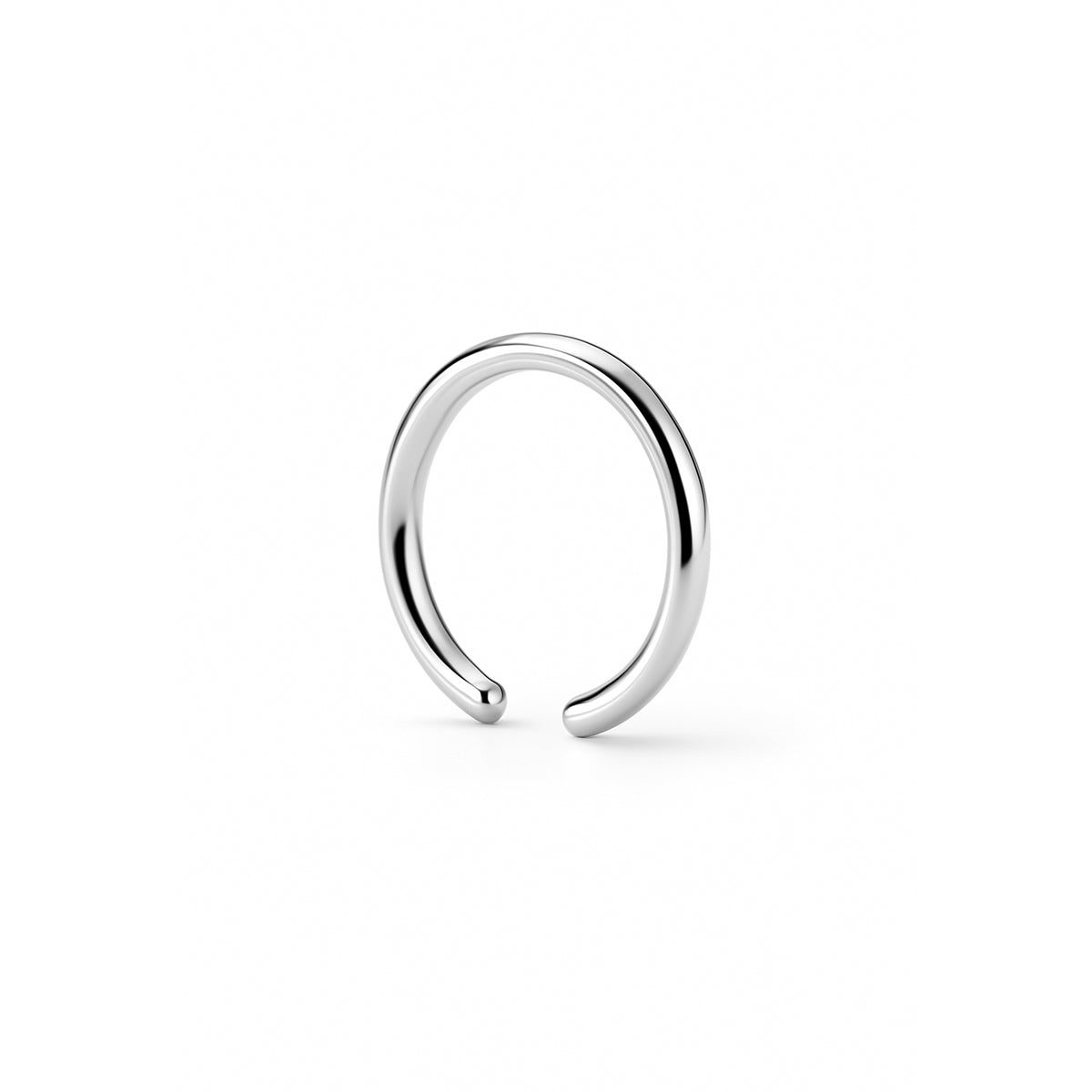 Plain Thin ear cuff, silver – Mila Silver
